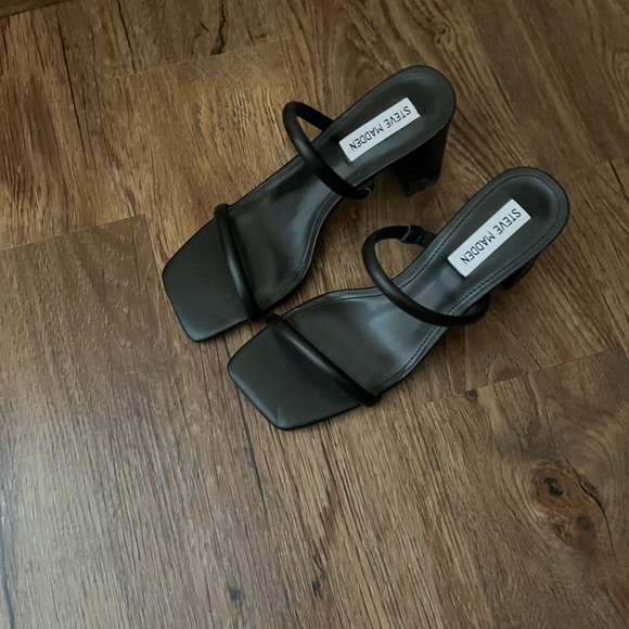 Steve Madden | Shoes | Steve Madden Square Toe Heels | Poshmark